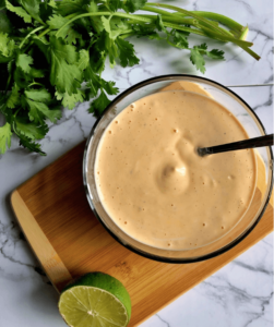 Healthy Chipotle Ranch Sauce - Rachel B The RD